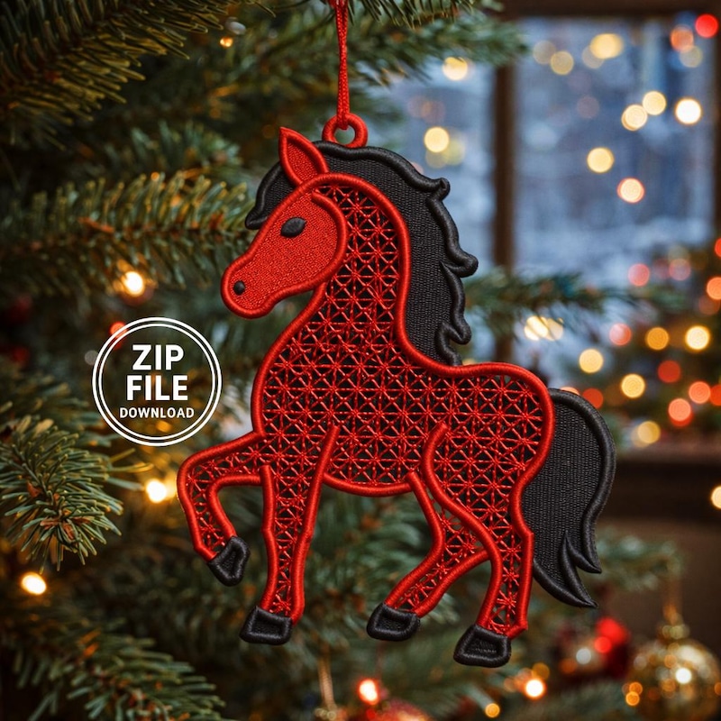 Boy Horse Christmas Tree - Etsy UK