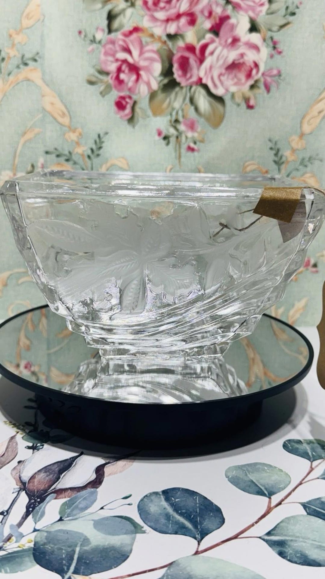 1989 LED Crystal Bowl Made in Germany - Etsy