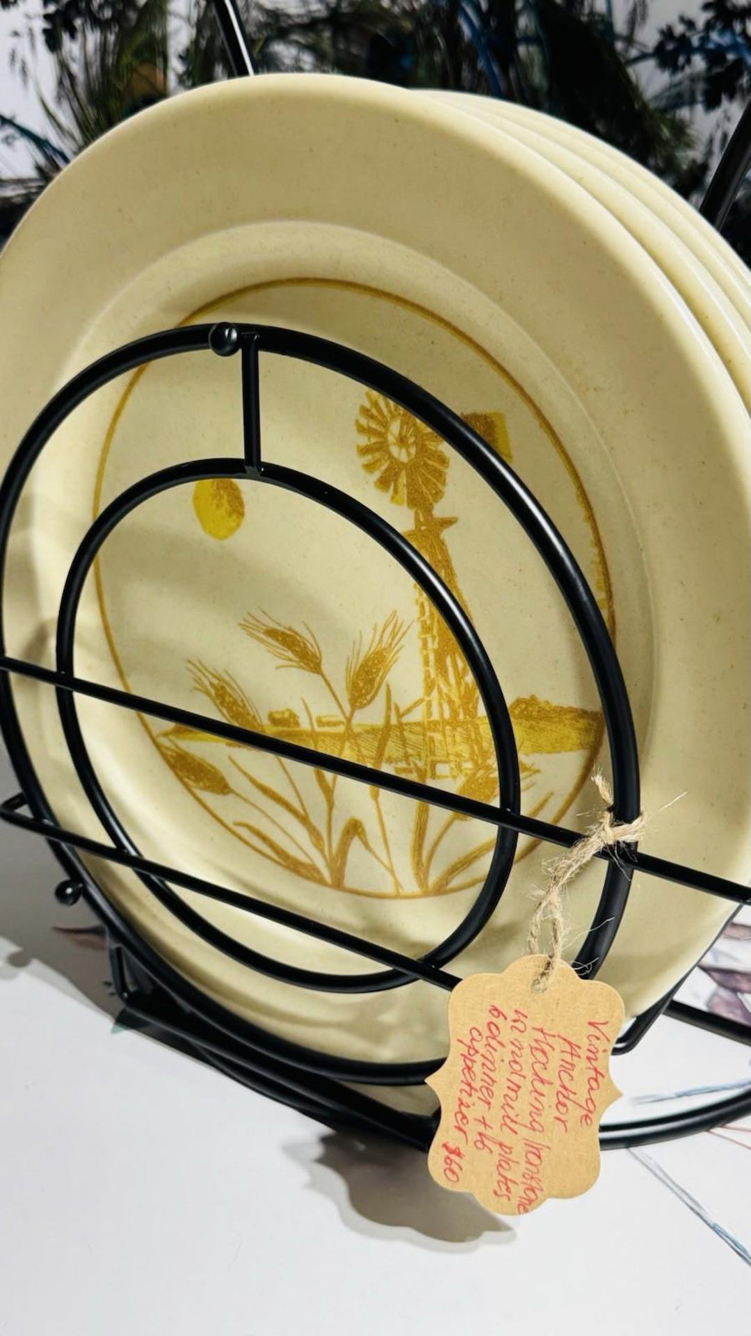 Vintage Anchor Hocking Vineyard Dinnerware, 12 Piece Plate Set - Etsy