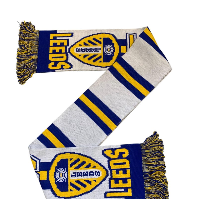 Leeds United Scarf - Etsy UK