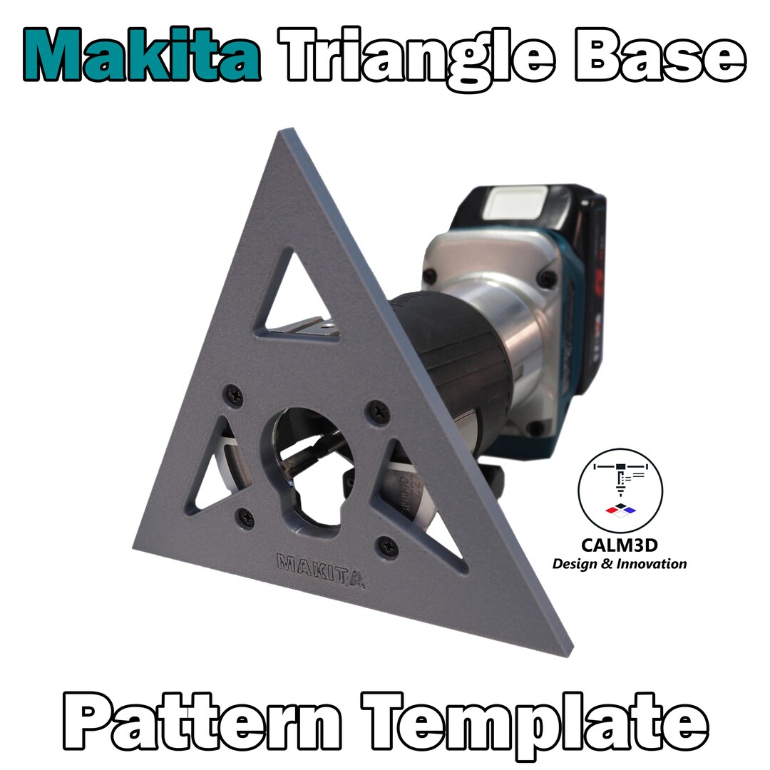 Makita DRT50 RT0700C Triangle Trim Router Sub-base - Create Patterns - Etsy