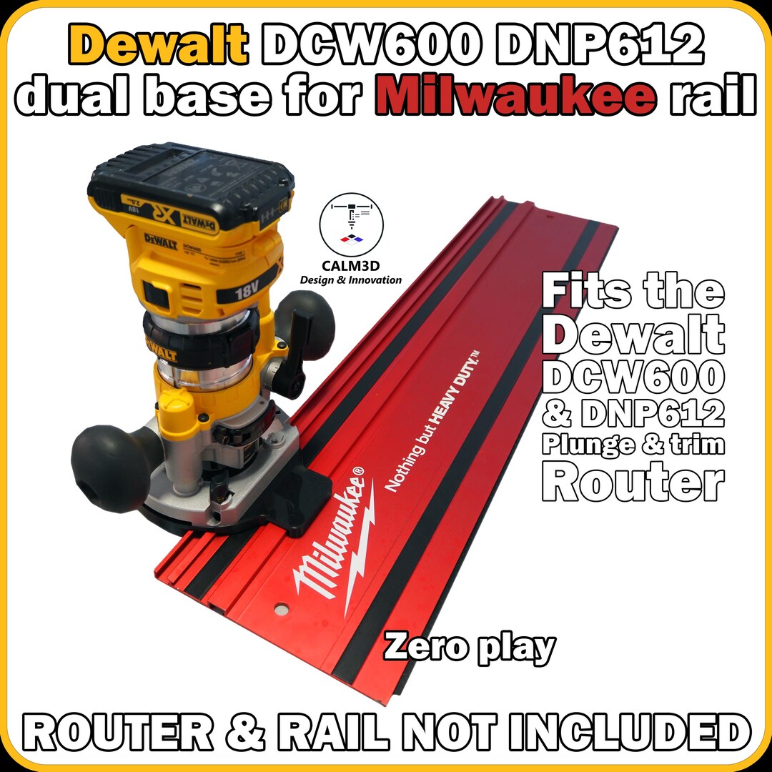 Dewalt DCW600 DCW604 DNP612 D26200 D26204 Dual Fit Router Sub-base for ...