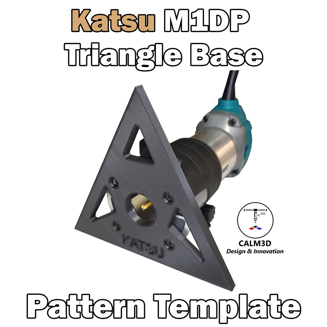 KATSU M1DP Triangle Trim Router Replacement Sub-base - Create Patterns ...