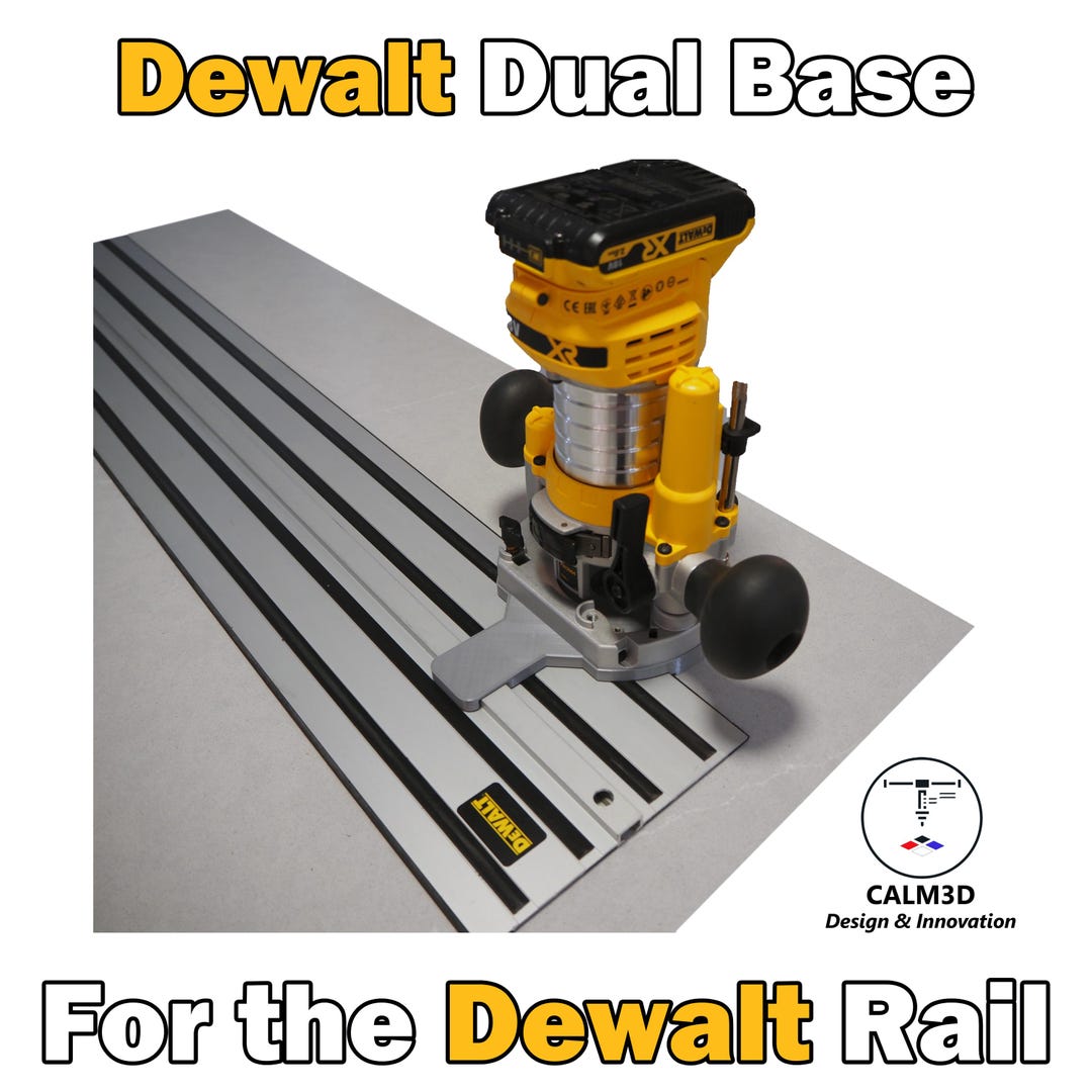 Dewalt DCW600 Trim & Plunger Router Base for the Dewalt DWS5021 Rail - Etsy