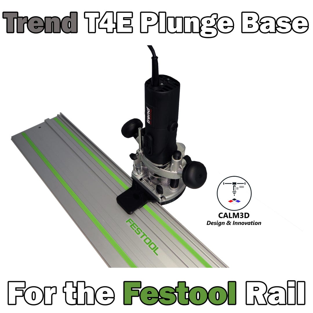 Trend T4E Compatible Plunge Router Base for the Festool Rail - Etsy