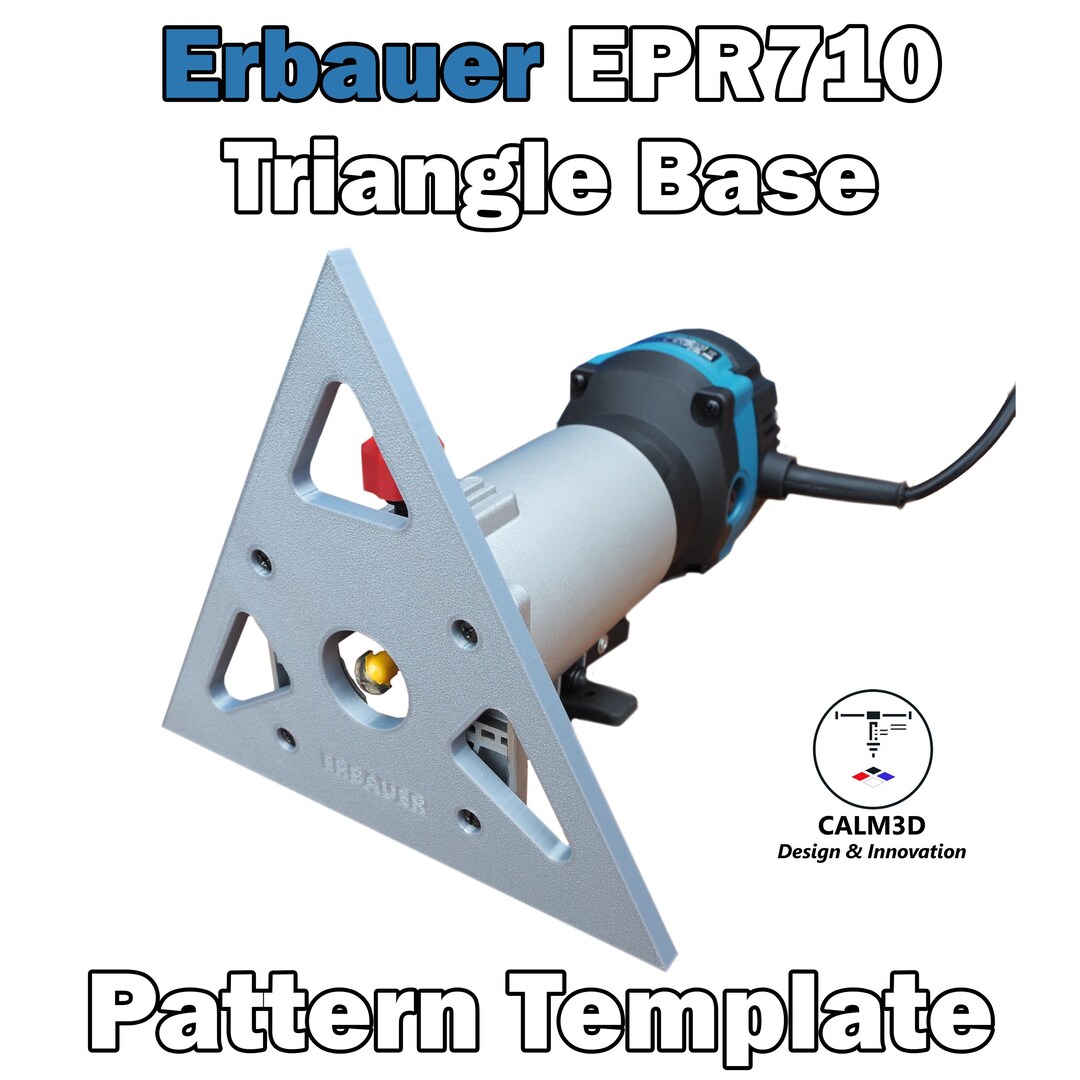 Erbauer EPR710 Triangle Trim Router Sub-base - Create Patterns - Etsy UK