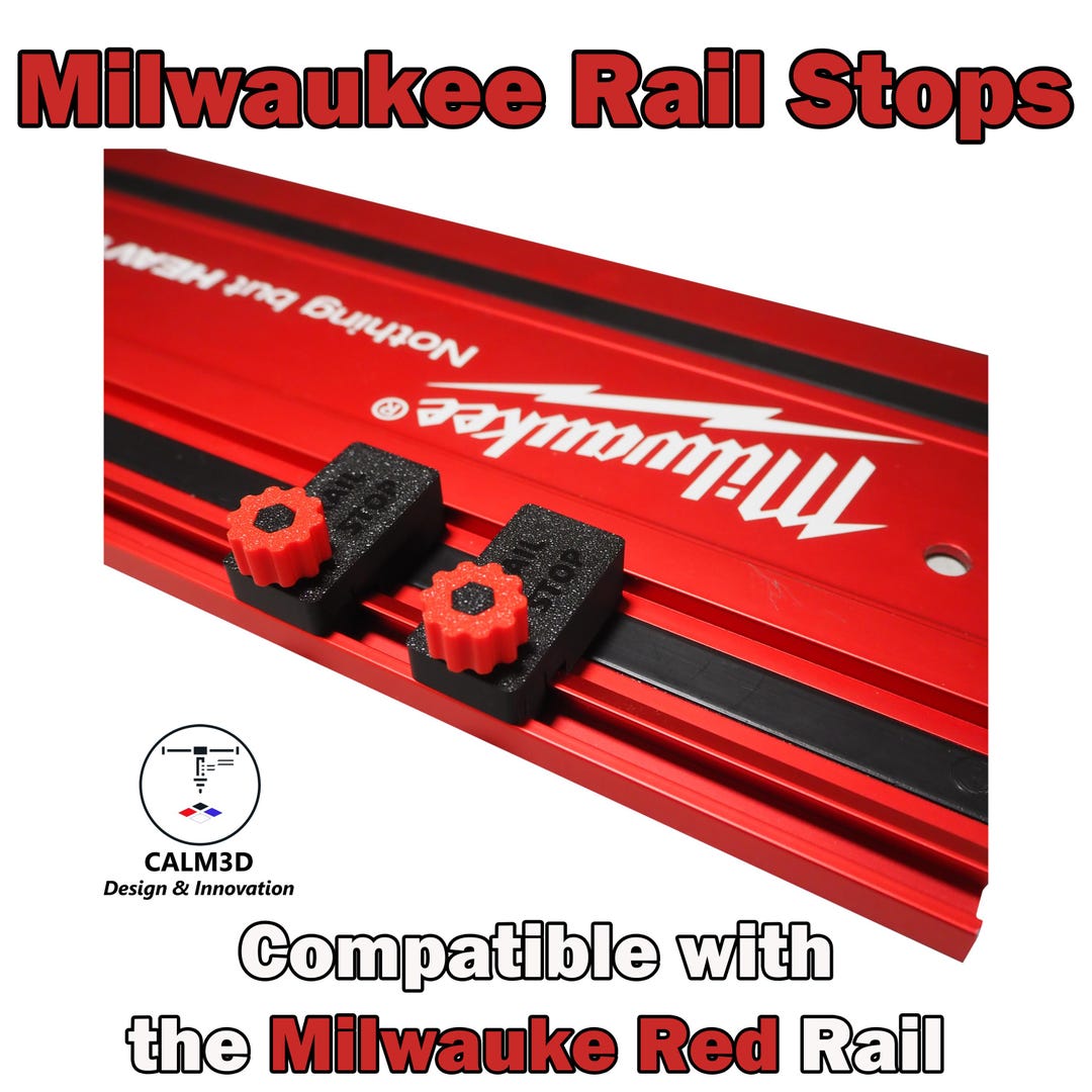 Milwaukee Compatible Rail Limit Stops Twin Set Twist & Lock - Etsy