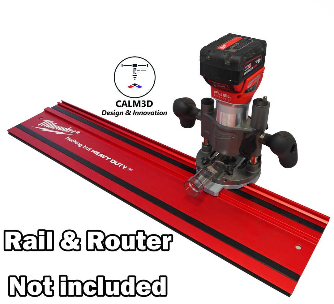 Milwaukee M18 Plunge & Trim Router Base for Use on New Milwaukee Rail ...