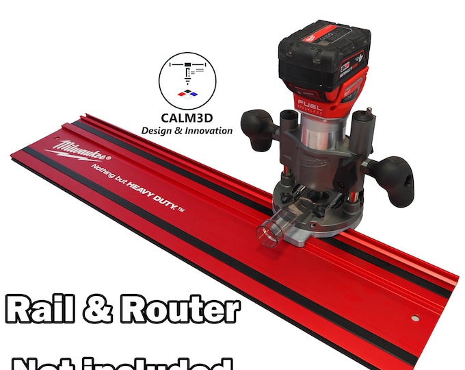 Milwaukee M18 Plunge & Trim Router Base for Use on New Milwaukee Rail ...