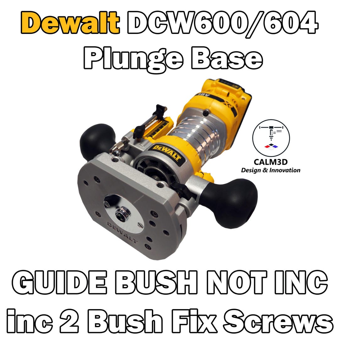 Dewalt DCW600 Compatible Plunge Router Replacement Base Kit + Screws - Etsy