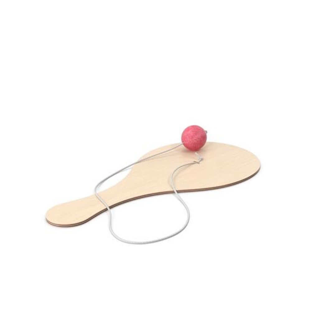 A Digital File to Make Your Own Old School Paddle Ball - Etsy