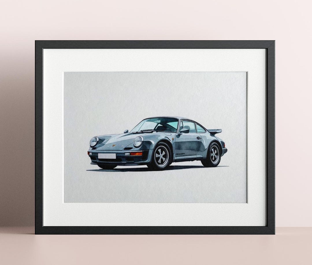 Porsche 959 Poster | Porsche Illustration | Car Poster | Porsche 959 ...