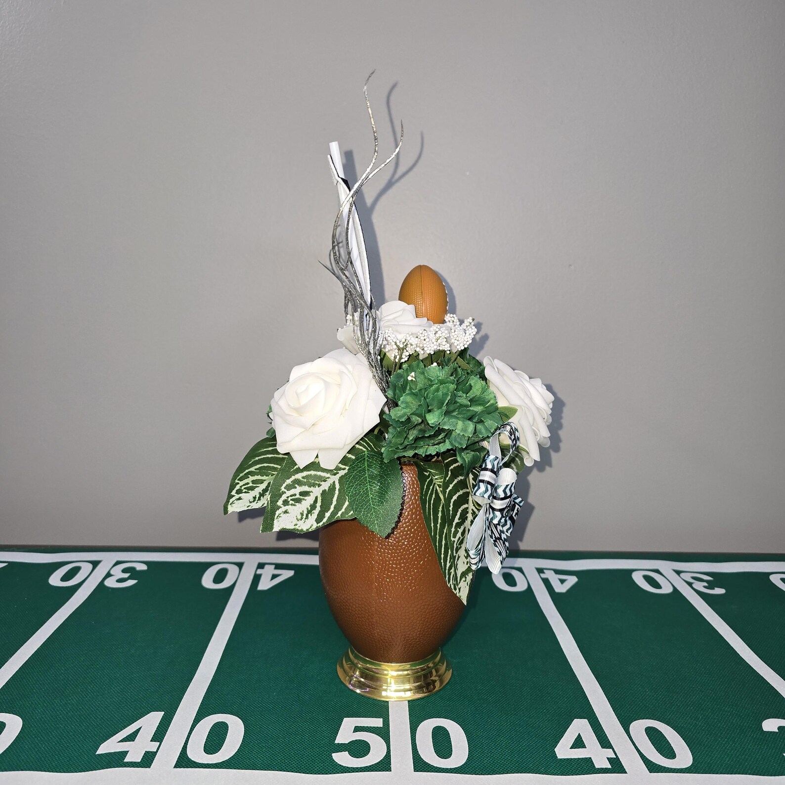 NFL Philadelphia Eagles Football Table Centerpiece Sports Party Floral ...