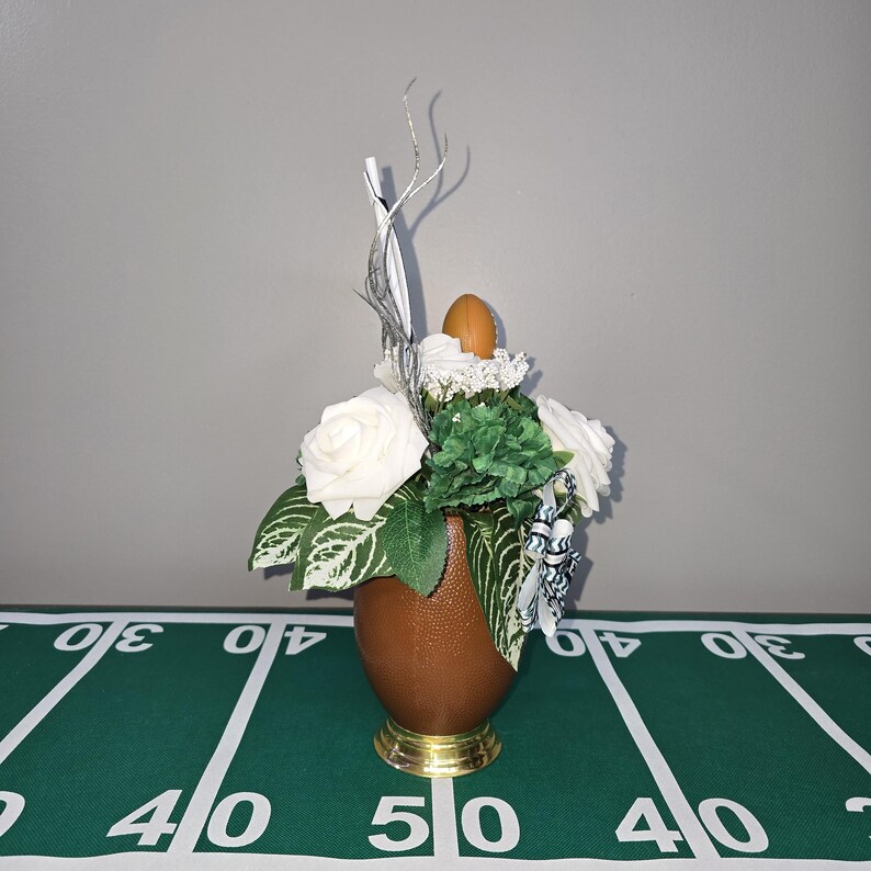 NFL Philadelphia Eagles Football Table Centerpiece Sports Party Floral ...