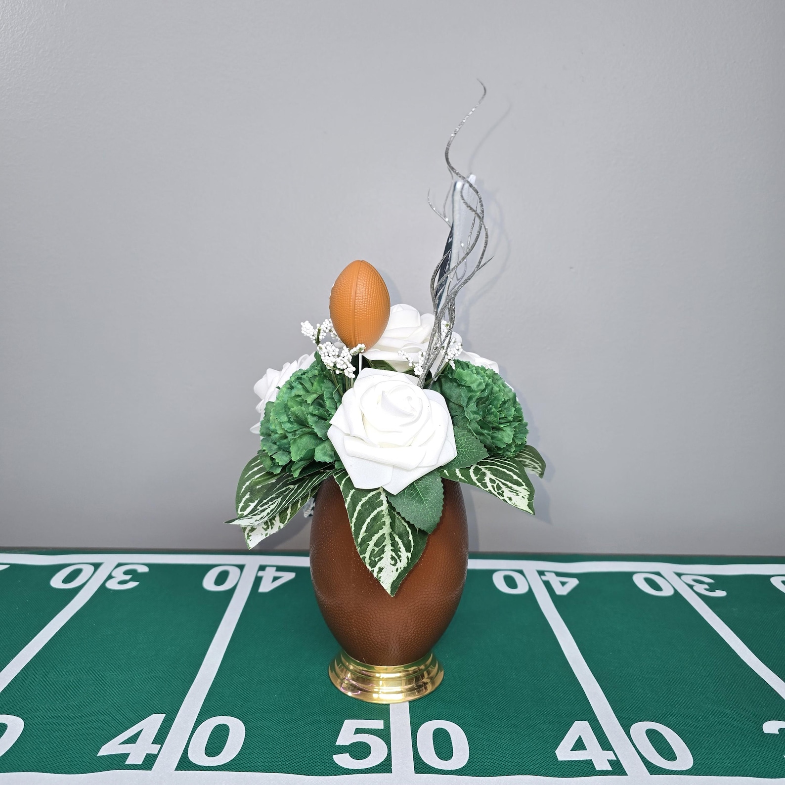 NFL Philadelphia Eagles Football Table Centerpiece Sports Party Floral ...
