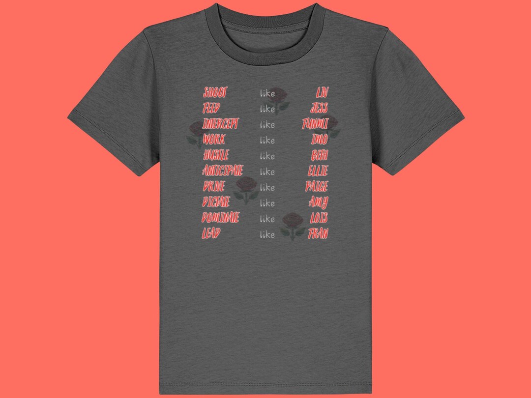 England Roses Netball Team Kids T-shirt | England Netball Supporter ...