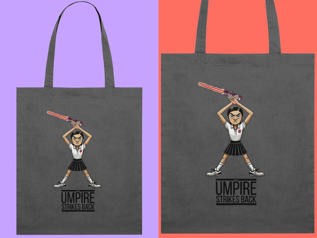 Funny Netball Umpire Organic Cotton Tote Bag | Gift for Netball Umpire ...