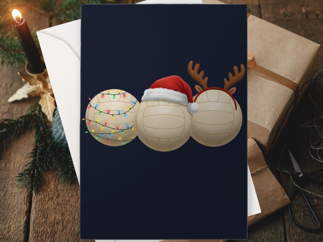 Netball Festive Balls Christmas Card: A5 / A6 - Etsy