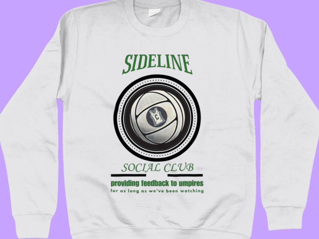 Netball Funny Slogan Sweatshirt | Netball Player Supporter Funny ...