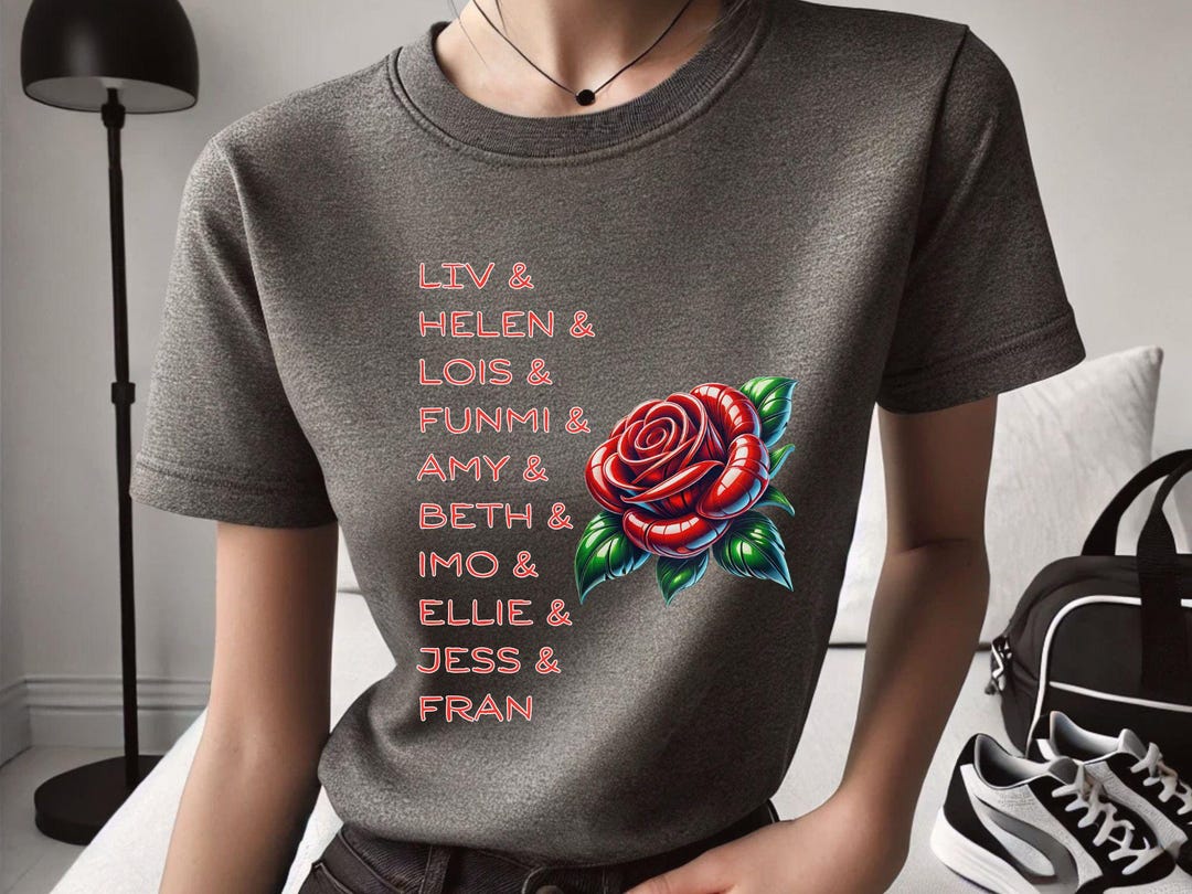 England Roses Netball Team T-shirt | England Netball Adult Tee | Gift ...