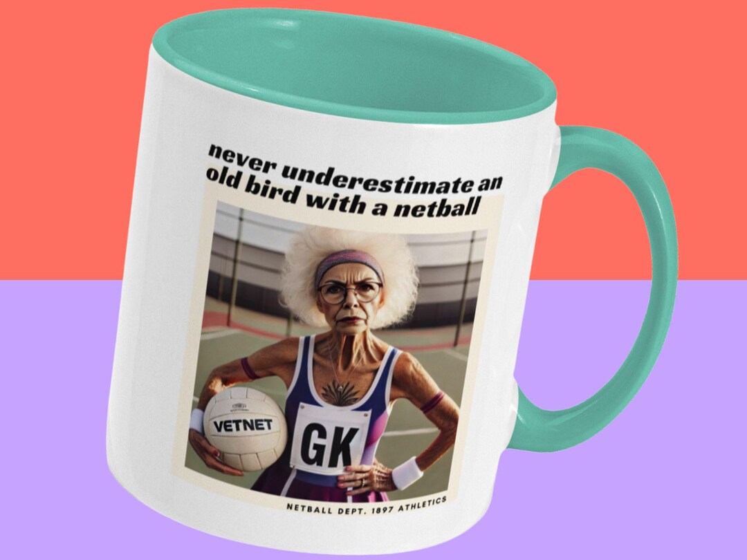 Funny Netball Player Mug | Netball Squad Mug | Gifts for Netball ...