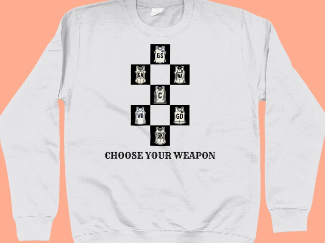 Netball Team Slogan Sweater | Netball Player Retro Sweatshirt | Gift ...