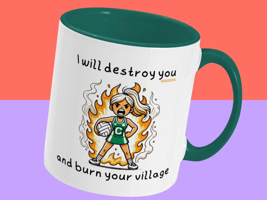 Netball Player Funny Mug Netball Team Coach Mug Gift for Netball Player ...