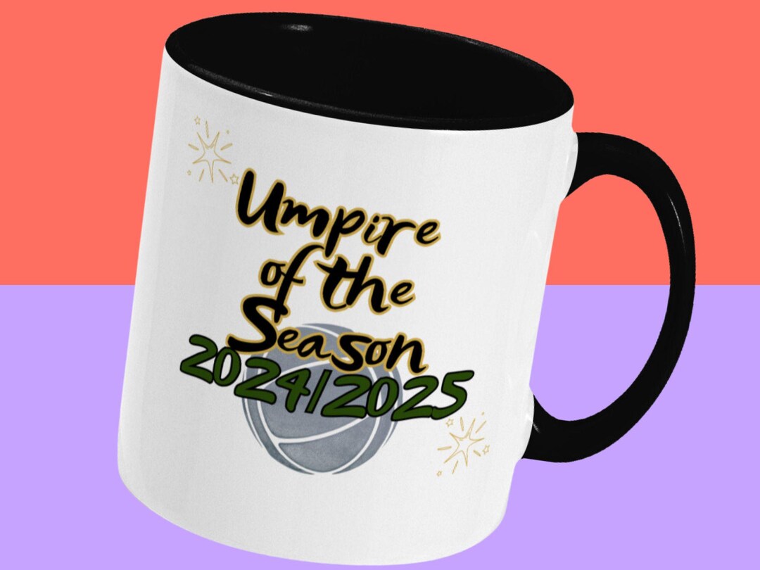 Netball Umpire of the Season Prize Mug | Netball Club Umpire Award ...