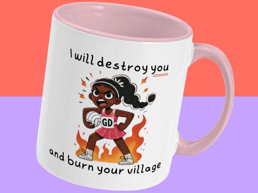 Netball Player Funny Mug | Netball Coach Mug | Gift for Netball ...