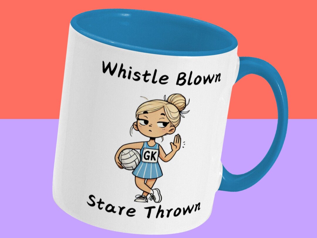 Netball Team Funny Mug | Netball Player Defender Gift Mug | Gift for ...