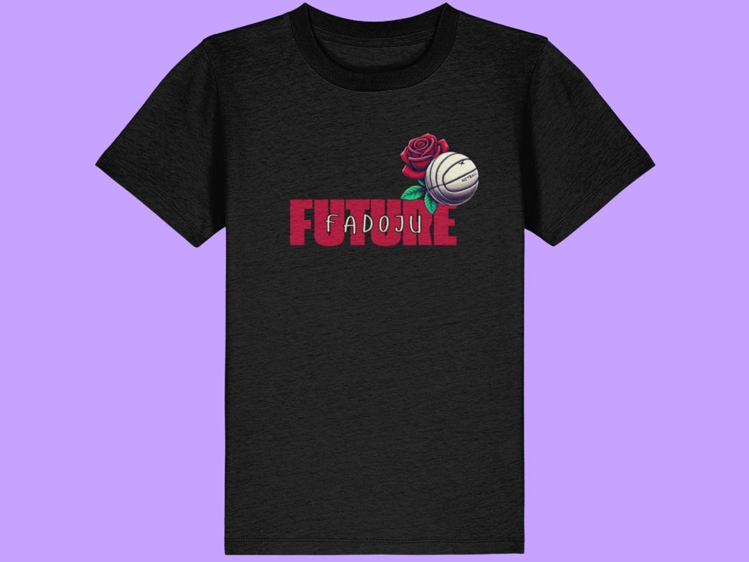 Netball Player Kids Graphic T-shirt | England Netball Youth Slogan Tee ...