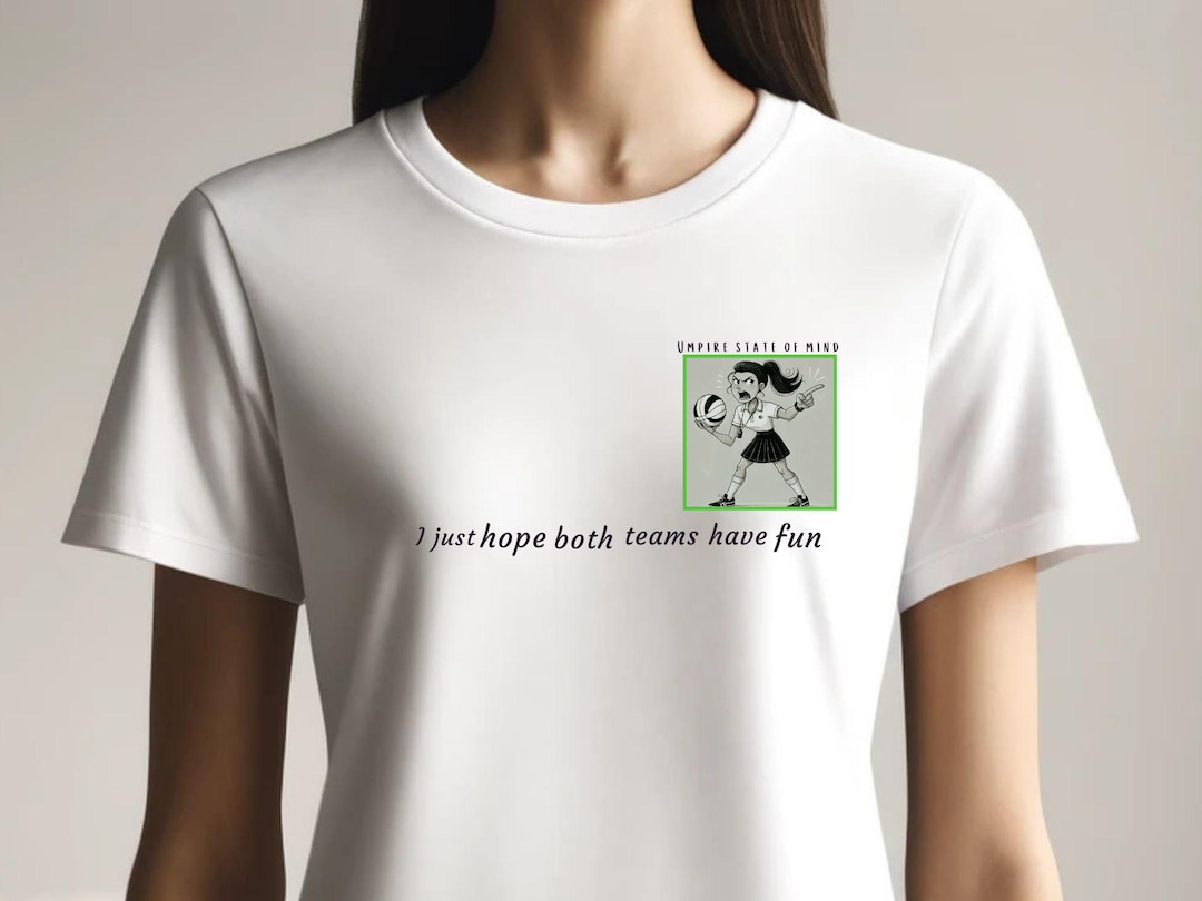 Funny Netball Umpire Slogan T-shirt | Netball Umpire Tee | Netball ...