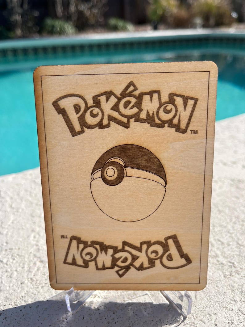 Sabrina's Gengar Pokémon - Laser Cut Wood Card - 094/151 - Laser Cut ...