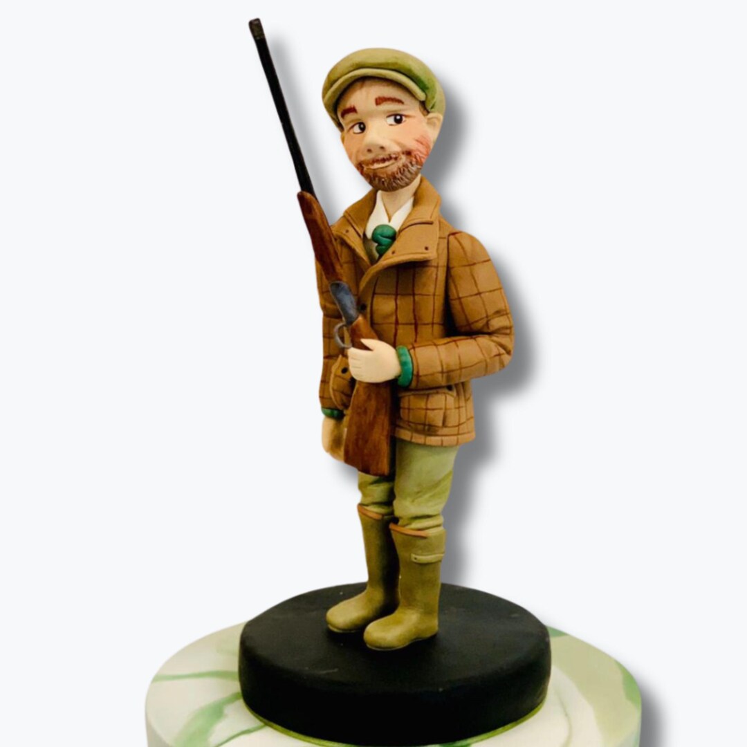 Standing Man Birthday Cake Topper – Personalized Male Figurine – Custom ...