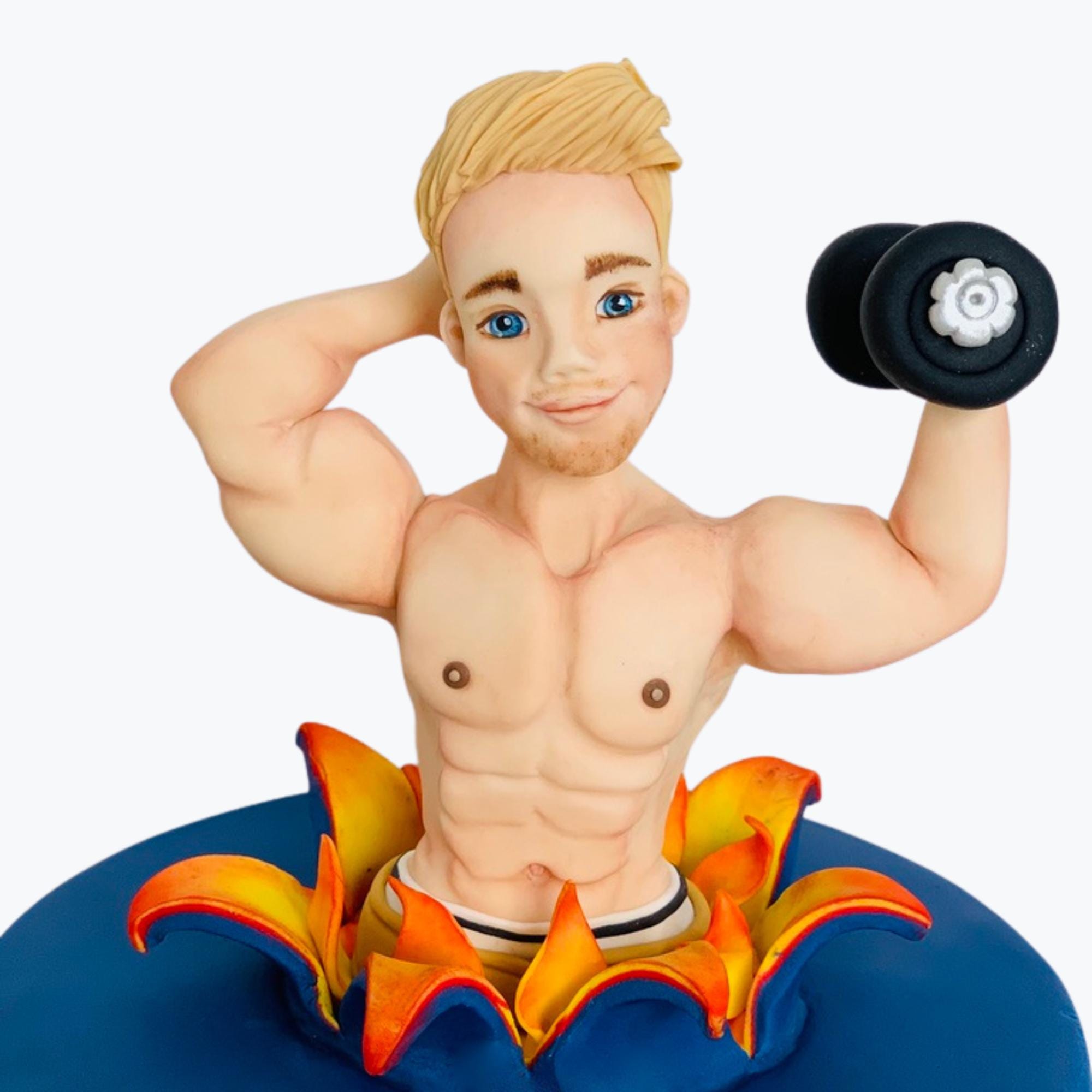 Standing Man Birthday Cake Topper – Personalized Male Figurine – Custom ...