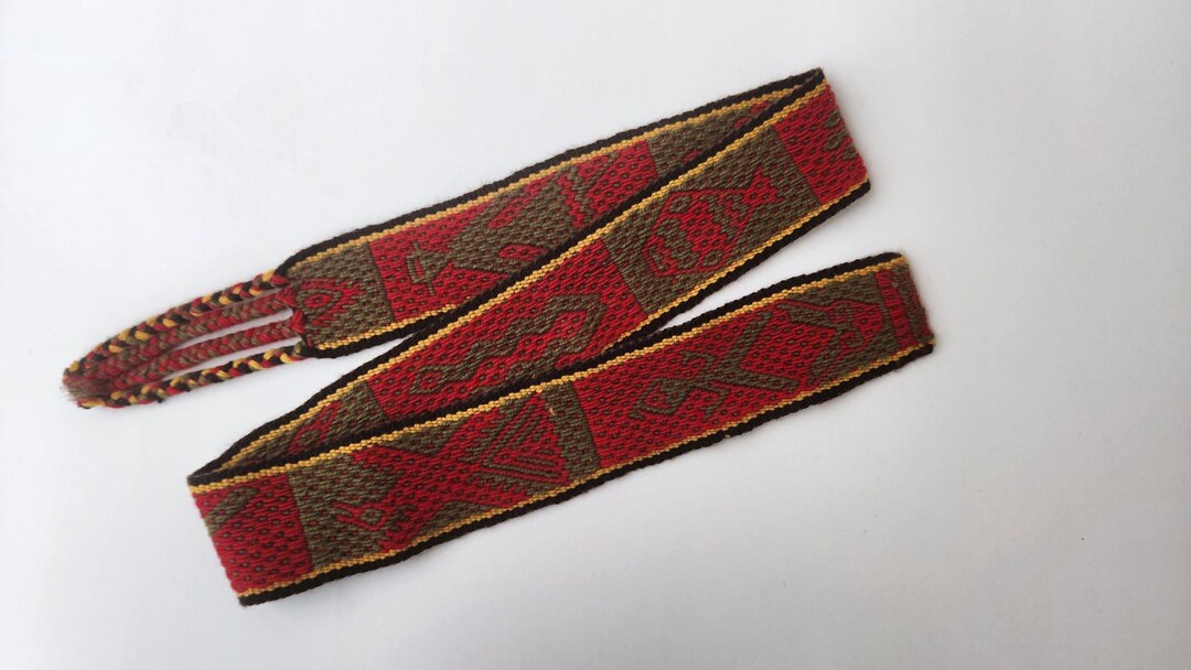 Women's Belt, Ceremonial Chumpi Hand Woven in Amaru, Peru - Etsy