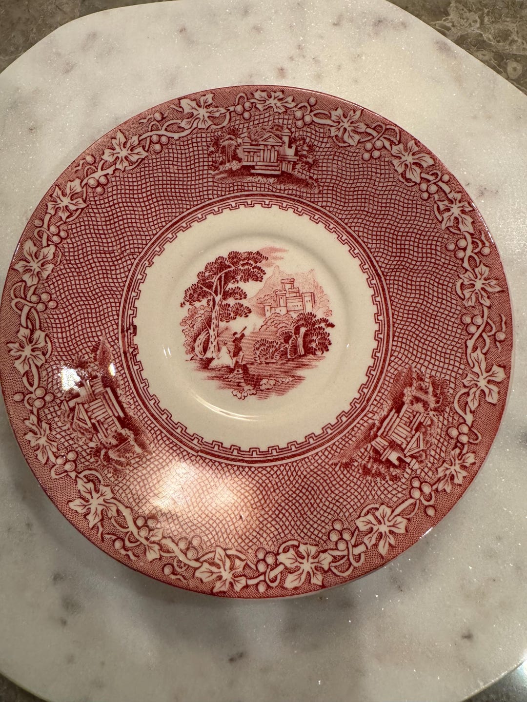 Royal Staffordshire Jenny Lind Pink Saucer Plates. 1 of 10 Available - Etsy