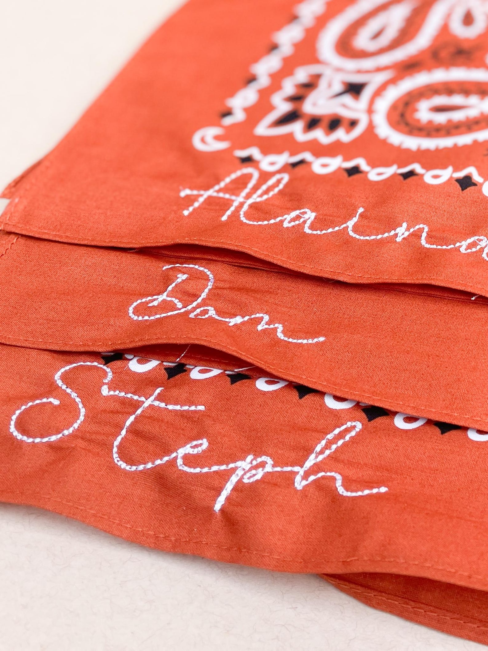 Embroidered Bandana for Sports Team Custom Sports Bandana Gift for ...