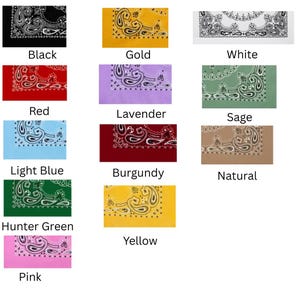 Personalized Bachelorette Party Favor Bandana Keepsake Embroidered Name ...