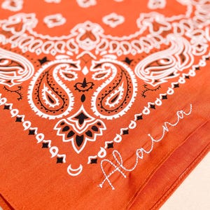 Personalized Bachelorette Party Favor Bandana Keepsake Embroidered Name ...