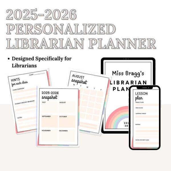 Personalized Planner - Etsy