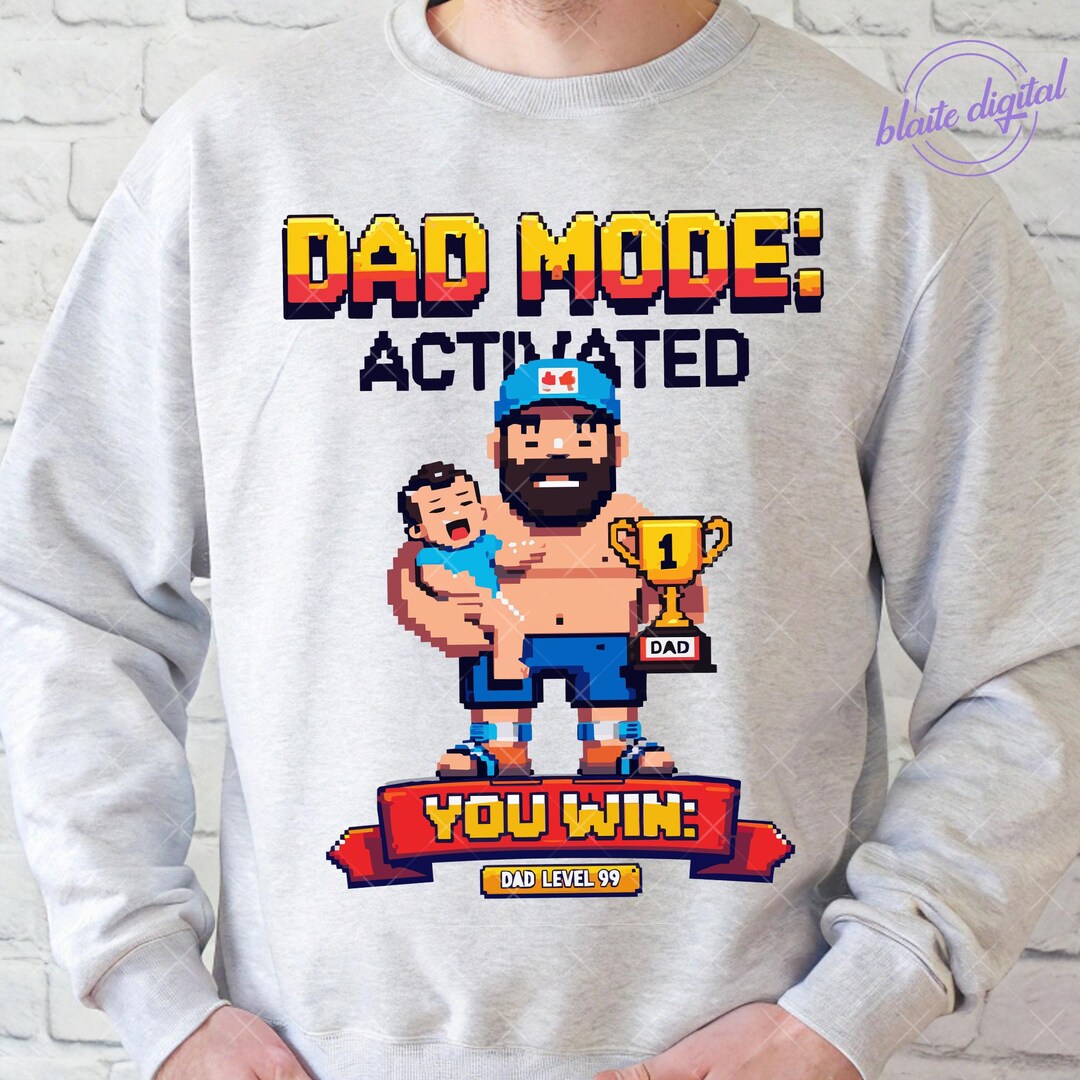 Funny Dad SVG - Dad Mode: Activated Design - Father's Day Gift ...