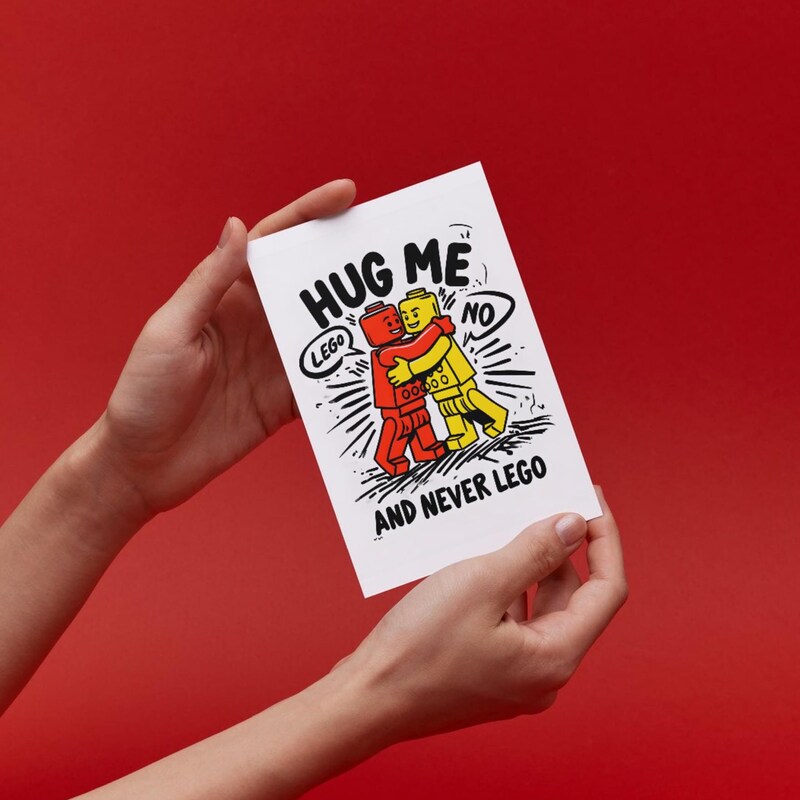 Lego® Valentines Cards - Etsy