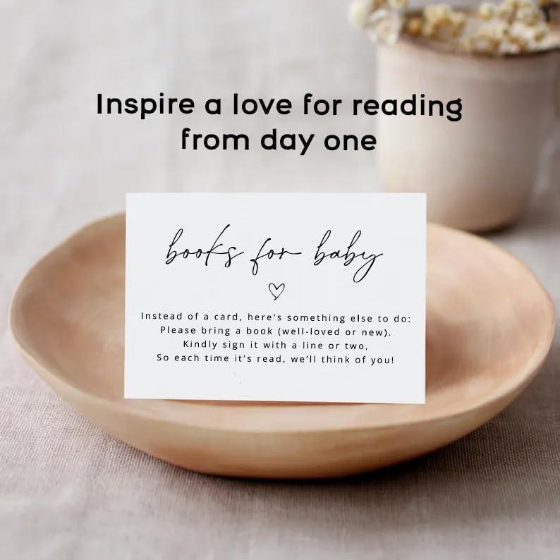Books for Baby Shower Insert Cards (digital Download) - Etsy