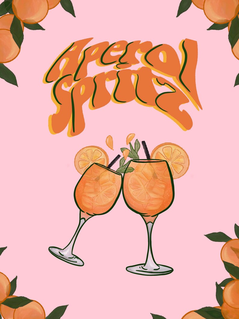 Aperol Spritz - Etsy