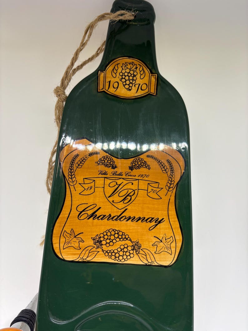 Ensemble repose-cuillère et bouchon à vin en céramique italienne peint ...