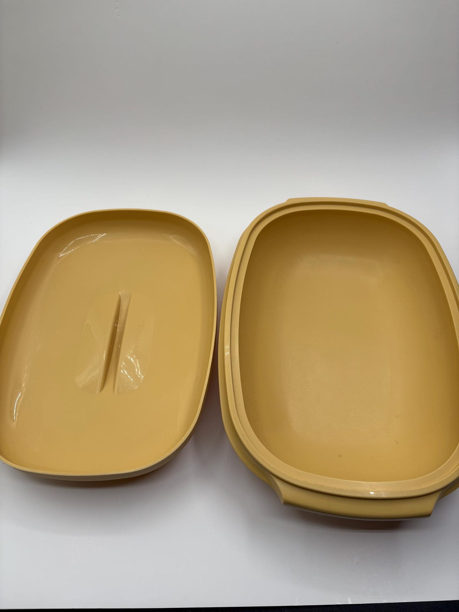 Vintage Tupperware Harvest Gold Vegetable Steamer, Likely From the ...