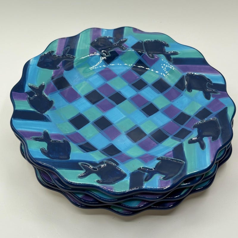 Roscher Salad Plates - Etsy