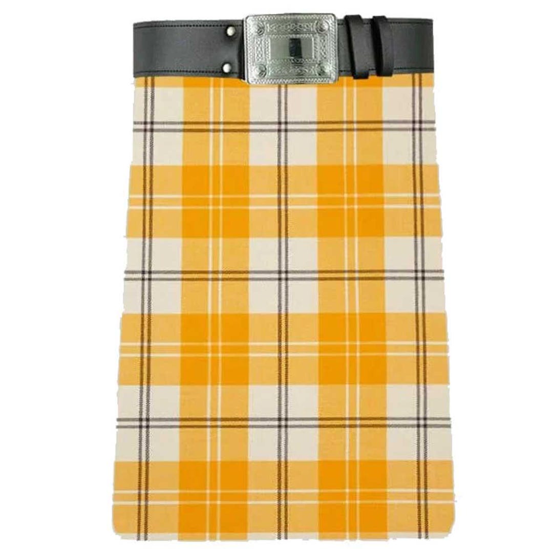 Scottish Traditional Ailsa Gold 8 Yard Heavy Weight Tartan Kilt Men's ...
