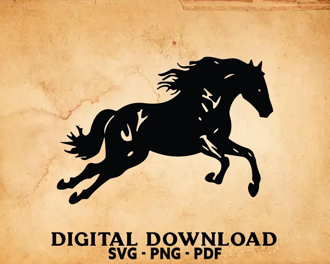 Running Horse Svg - Funny Horse Svg - Walking Horse Svg - Cute Horse ...